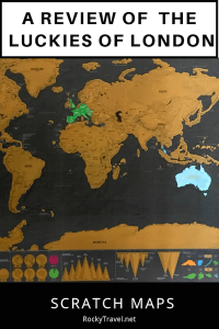 My Review of the Luckies of London Scratch Maps.